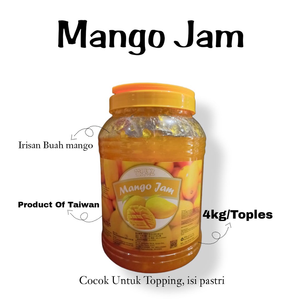 Jual Mango/Strawberry/passion fruit/kiwi/muberry jam Omugi impor/selai ...