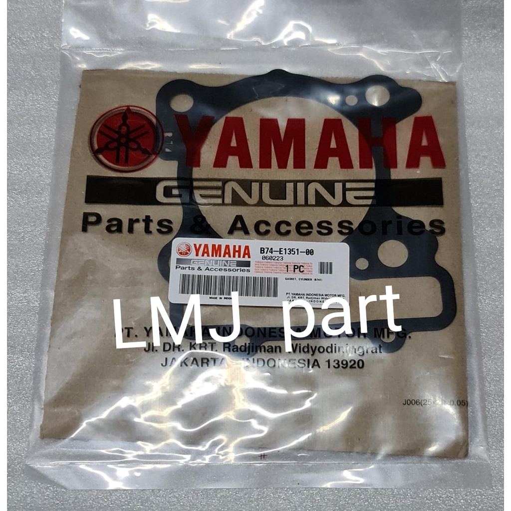 Jual PERPAK PAKING PACKING GASKET BLOK SEHER BAWAH KERTAS XMAX X MAX 250 YGP B74-E1351-00 ...