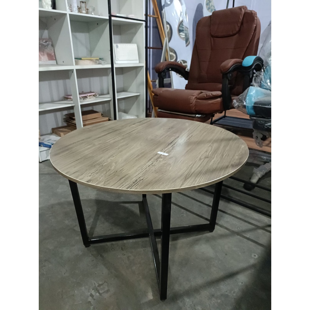 Jual MEJA SOFA KAKI BESI TOP HPL | Shopee Indonesia