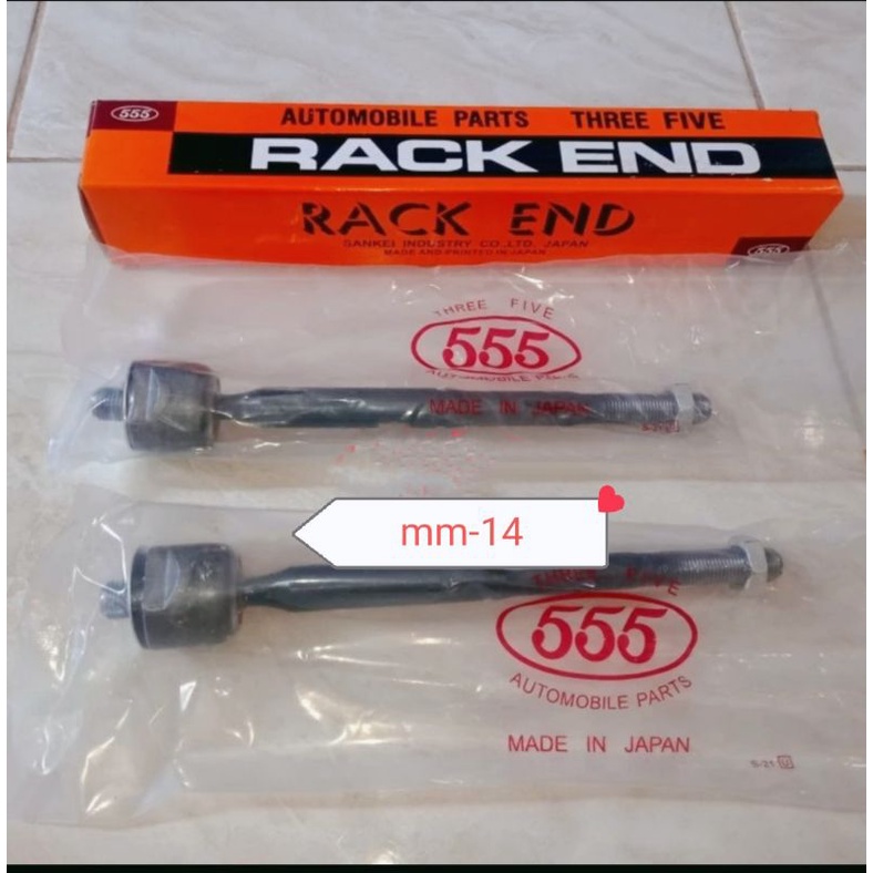 Jual LONG TIE ROD RACK END NEW VIOS YARIS GEN2 MERK 555 JAPAN HARGA ...