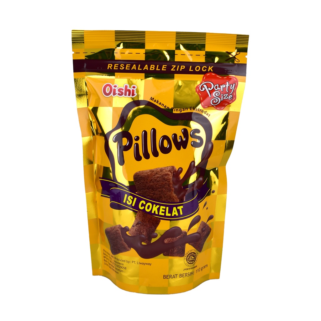 Jual BISKUIT SNACK BANTAL OISHI PILLOW 110 GR | Shopee Indonesia