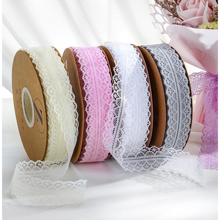 Jual [1Rol 45Meter] Korean Pita Renda Lace Ribbon 3cm PITA RENDA LEBAR ...