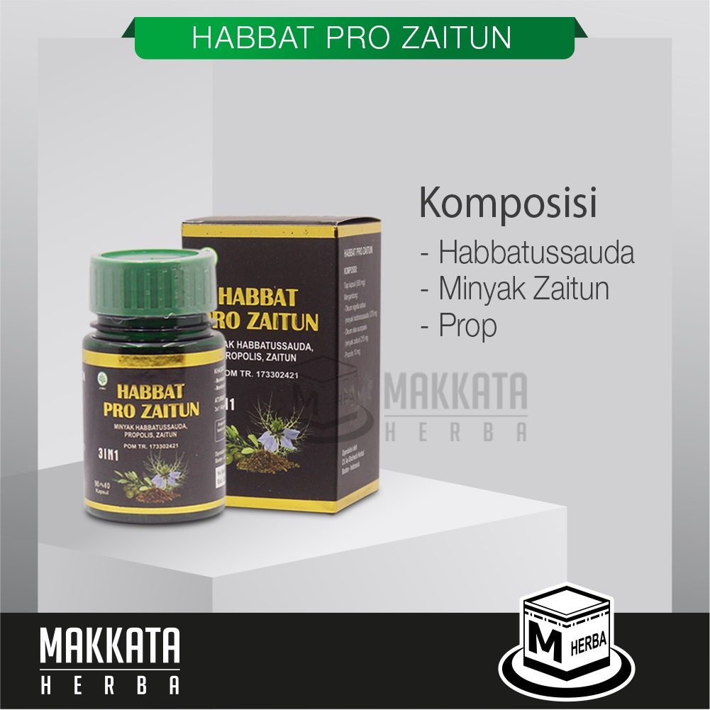 Jual HABBAT PRO ZAITUN Kapsul Habbatussauda Plus Propolis Olive Oil ...