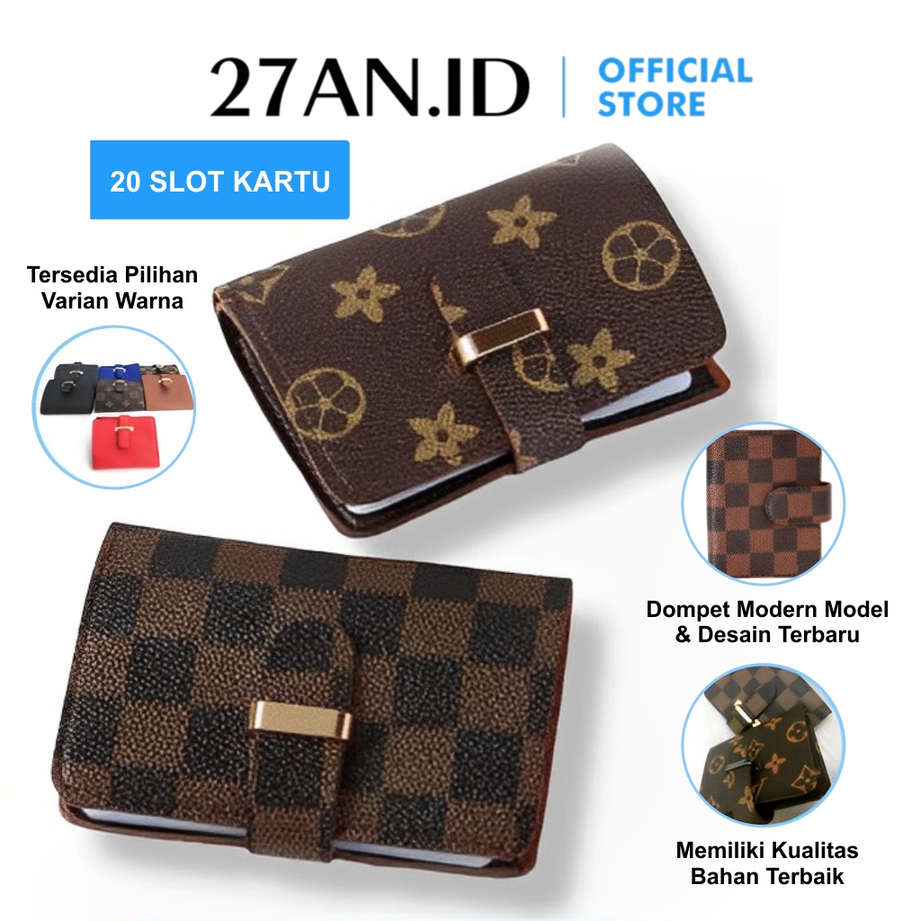 Jual (27AN.ID) DOMPET KARTU LV KW LIDAH K02 DOMPET IMPORT BESI GAWANG ...