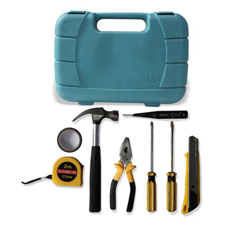 Jual kunci set repairing tolls kit toll box / Set Alat bangunan Palu ...