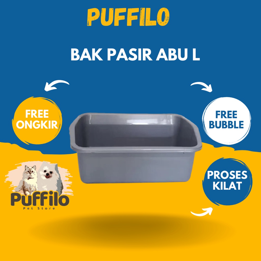 Jual CAT LITTER BOX / BASKOM BAK PASIR KUCING / CAT TOILET | Shopee ...