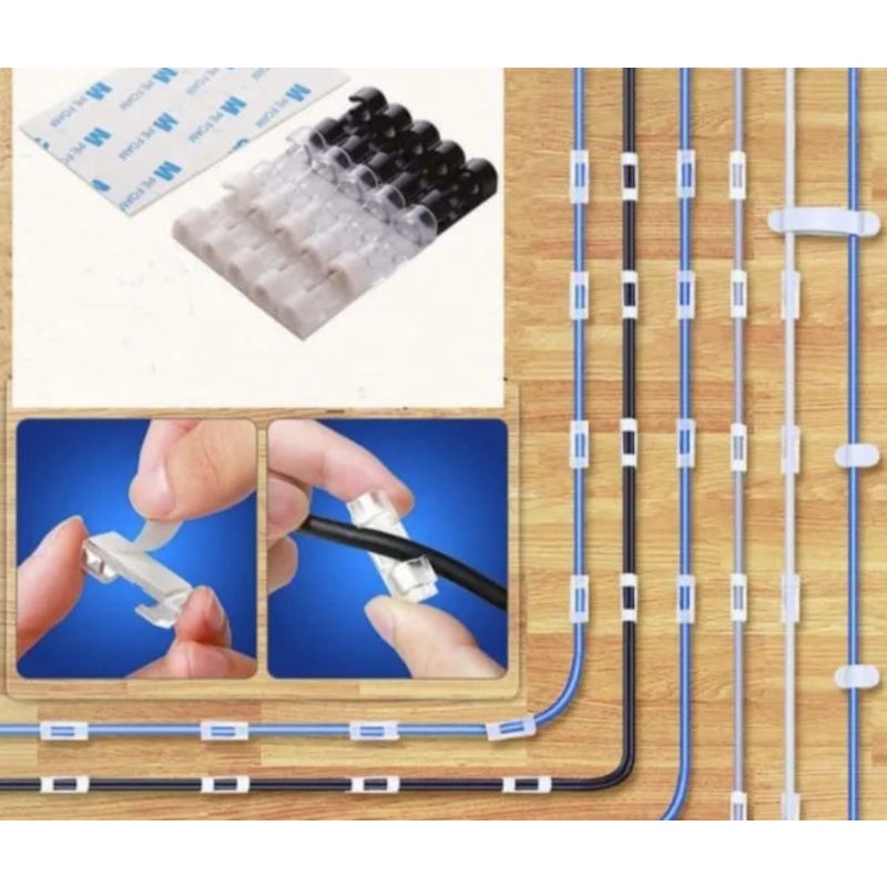 Jual klip kabel penjepit kabel klem aquarium | Shopee Indonesia