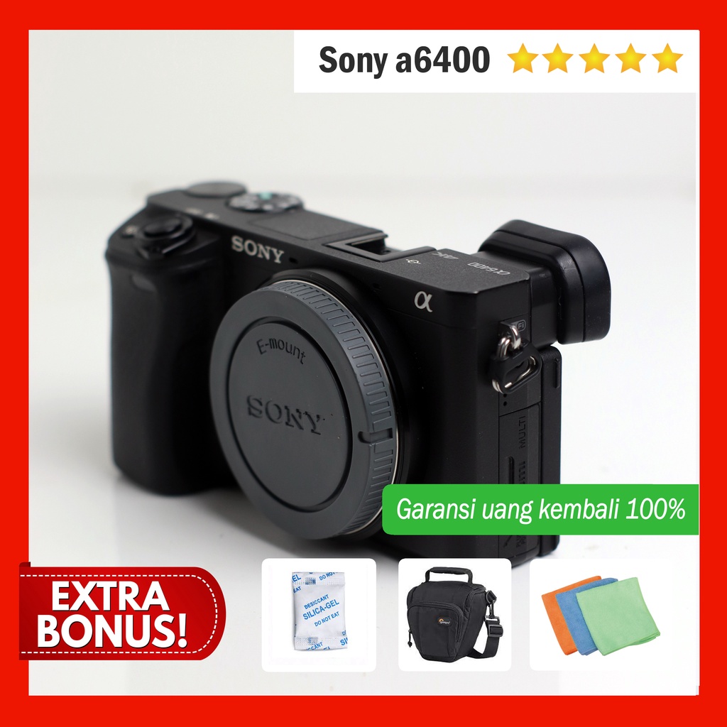 Jual Sony a6400 Mirroless 4k Terbaik | Shopee Indonesia