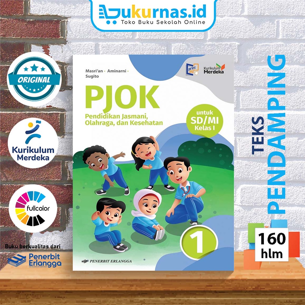 Jual Buku PJOK SD/MI Kelas 1 Kurikulum Merdeka - Erlangga | Shopee Indonesia