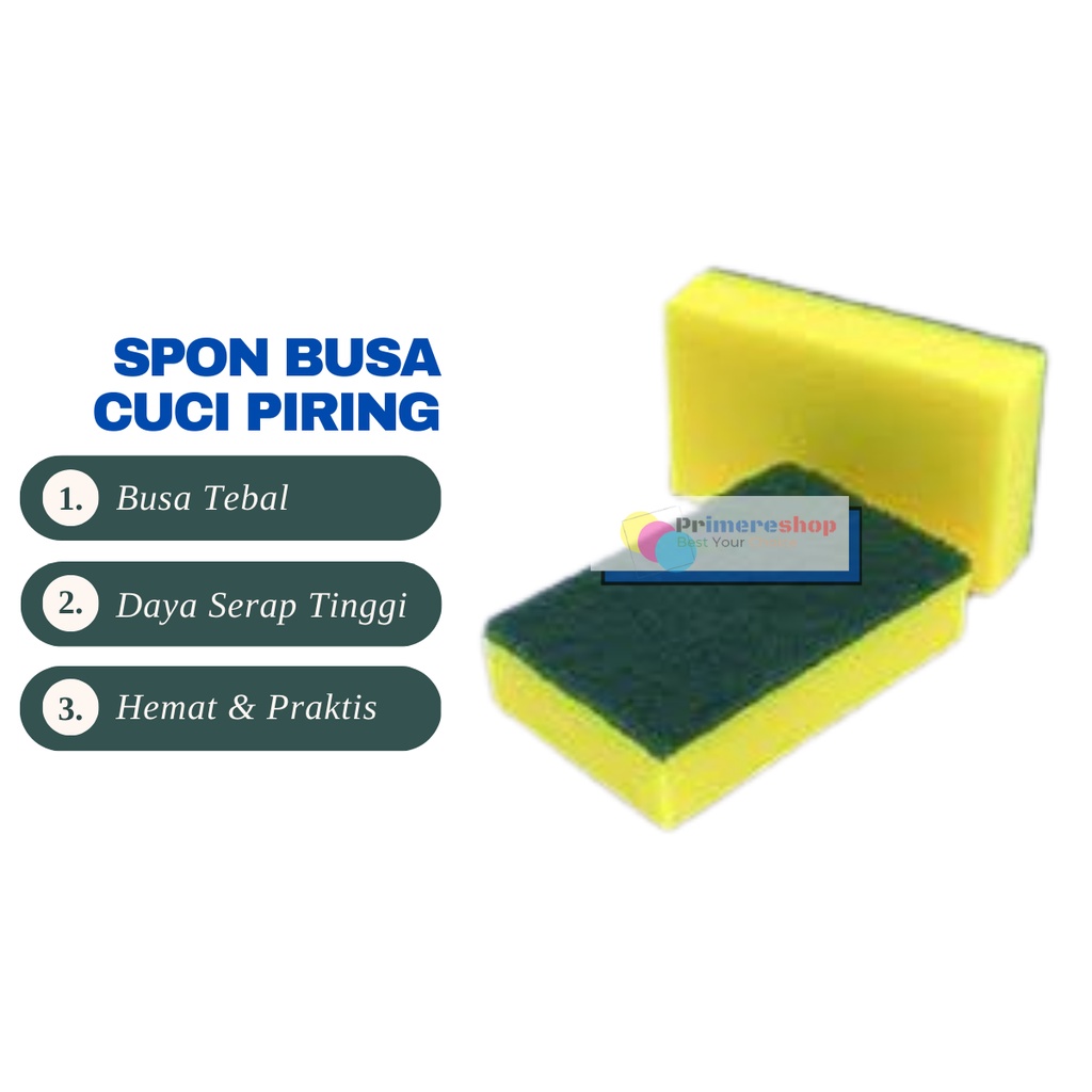 Jual Spons Cuci Piring / Spon Busa Cucian Piring / Sponge Cuci Piring ...
