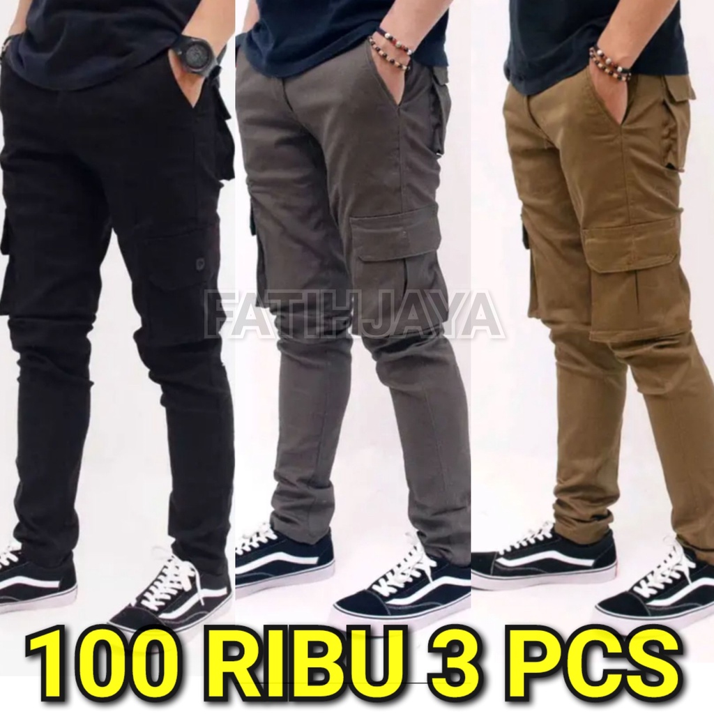 Jual PROMO 100 RIBU DAPAT 3 PCS CELANA CARGO PANJANG PRIA DEWASA ... Jual PROMO 100 RIBU DAPAT 3 PCS CELANA CARGO PANJANG PRIA DEWASA ...
