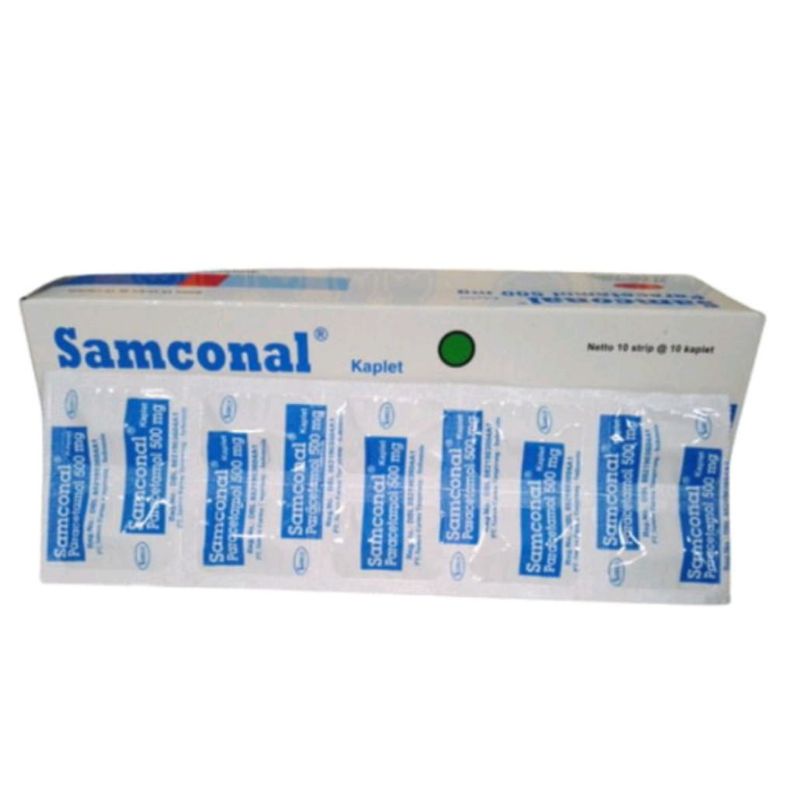 Jual Samconal tablet per box isi 100 tablet paracetamol parasetamol ...