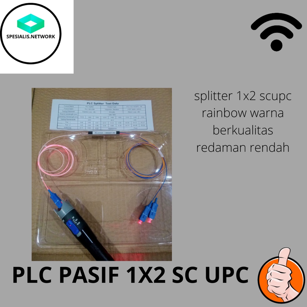 Jual SPLITER PASIF 1:2 WARNA FIBER OPTIC | Shopee Indonesia