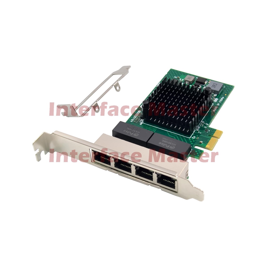 Jual broadcom bcm5719 quad 4 port gigabit pcie x1 lan card mikrotik ...