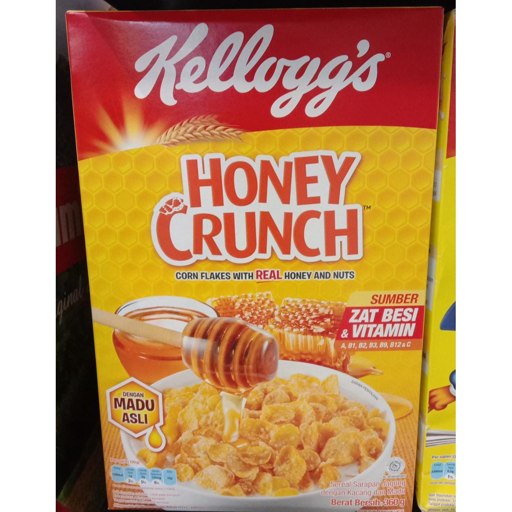 Jual Kelloggs honey crunch corn flakes 360g | Shopee Indonesia
