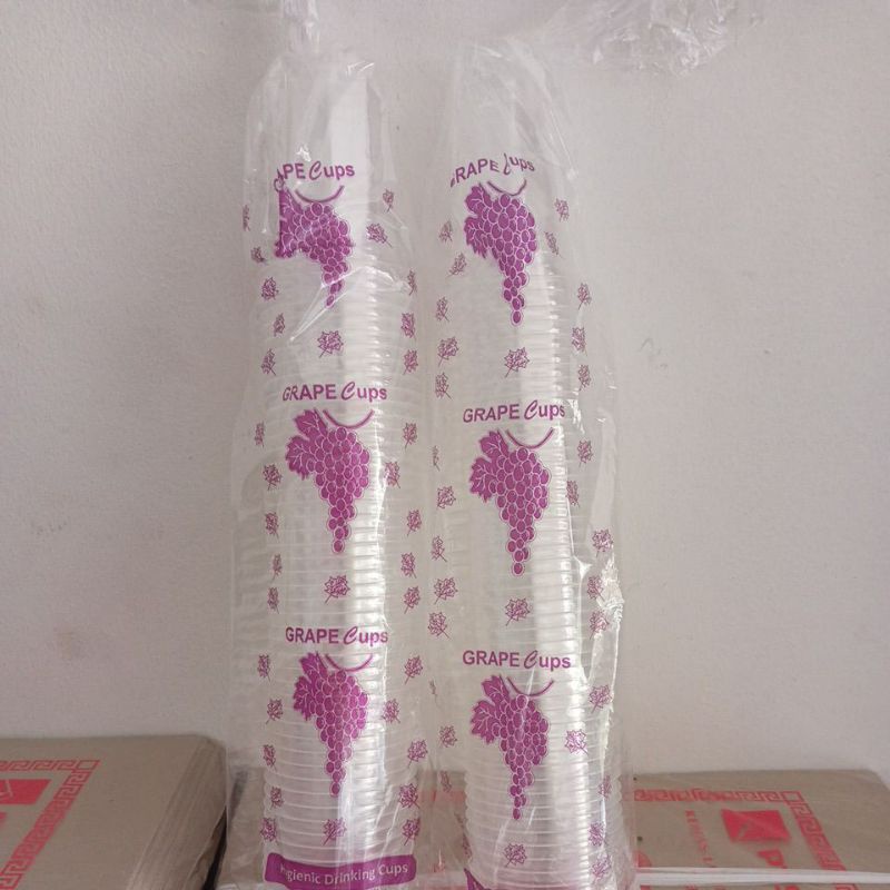 Jual Gelas Plastik / Gelas Cup / Gelas Kopi / Gelas 220ml Merk Anggur ...