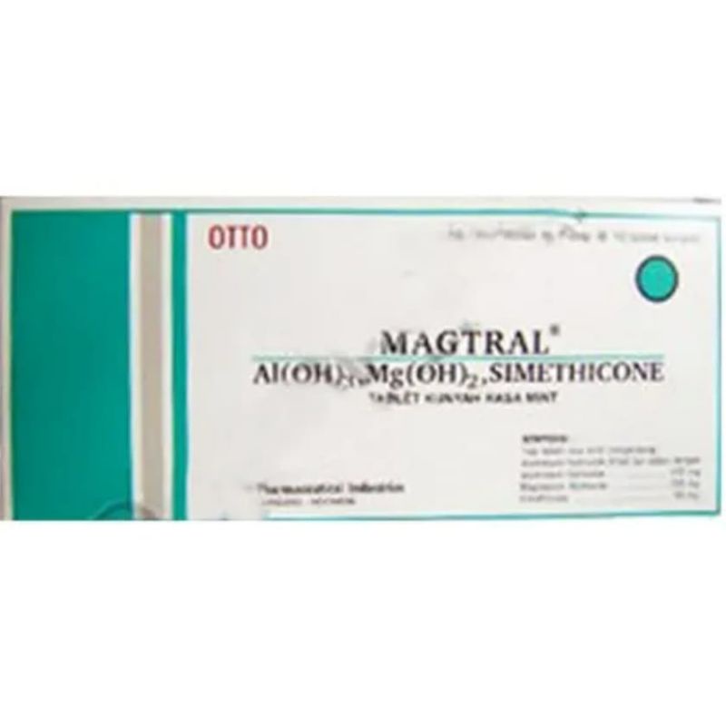 Jual Magtral strawberry isi 100 tablet per box Antasida done Antacida ...