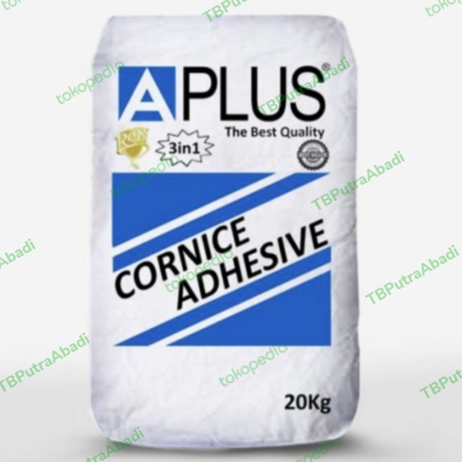 Jual Dempul Gipsum Zak 20 kg Cornice Compound Gypsum Putih Semen ...