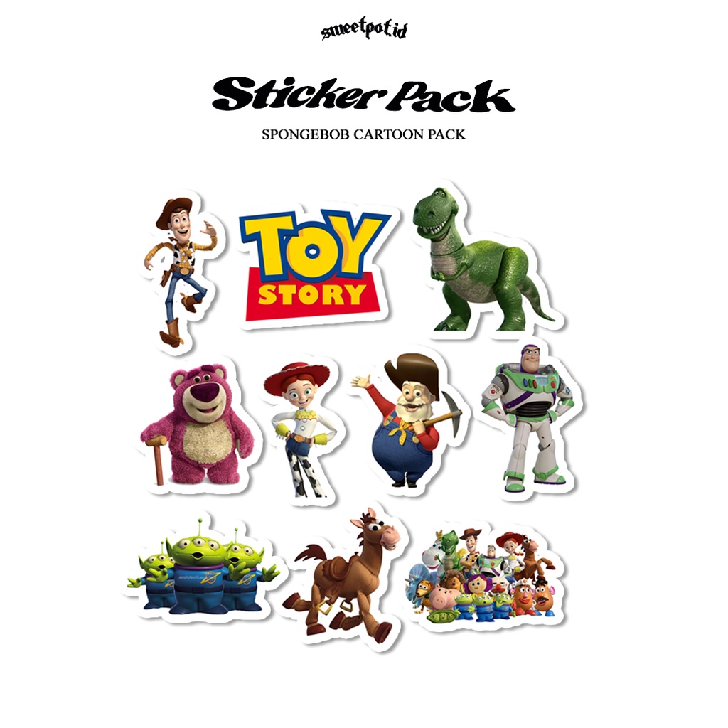 Jual (BISA COD) STICKER PACK [TOY STORY EDITION] / STICKER AESTHETIC ...