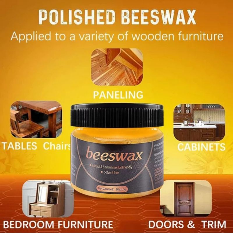 Jual cream beewax wood seasoning polish pelapis kilap kayu pengkilap ...