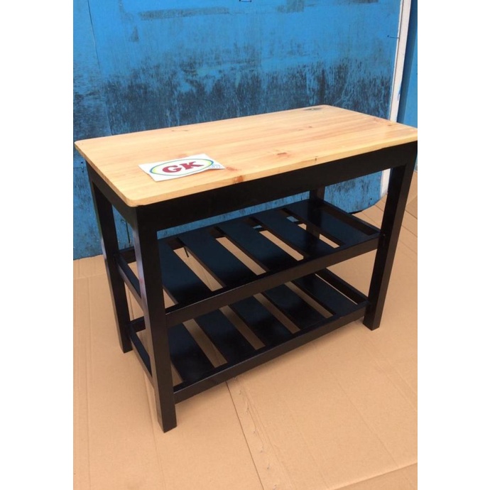 Jual Meja Rak 2 custom ukuran sesuai keinginan ( Instan ) wmf02 ...