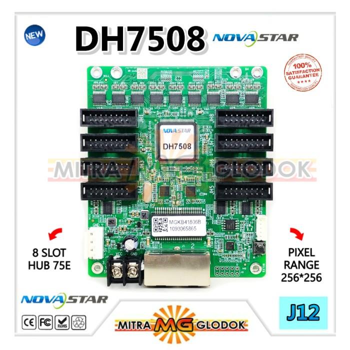 Jual NOVASTAR DH7508 LED RECEIVING CARD WITH 8 HUB75E PORTS VIDEOTRON ...