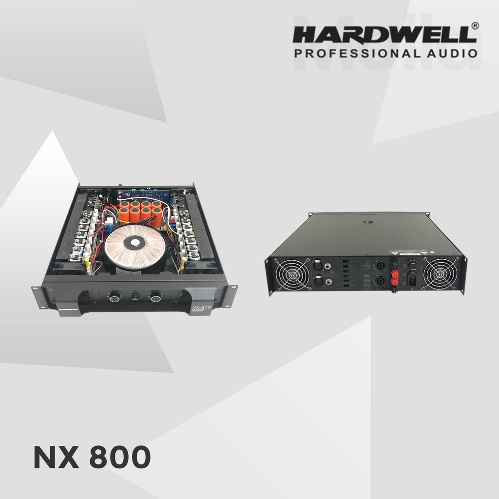 Jual Power Amplifier HARDWELL NX800 / NX 800 / NX-800 ORIGINAL CLASS AB | Shopee Indonesia