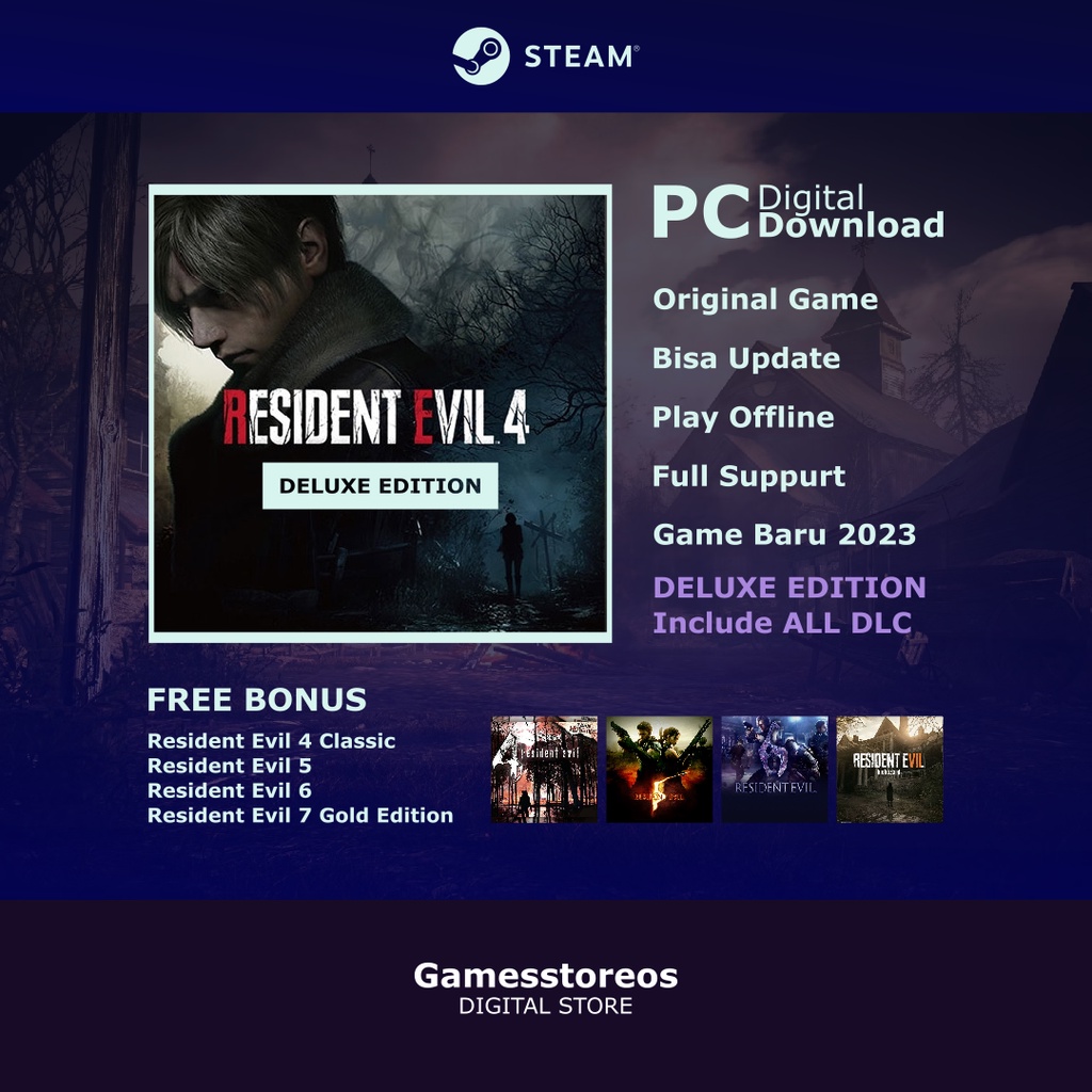 Jual Resident Evil 4 Remake DELUXE EDITION PC Games Original | Shopee Indonesia