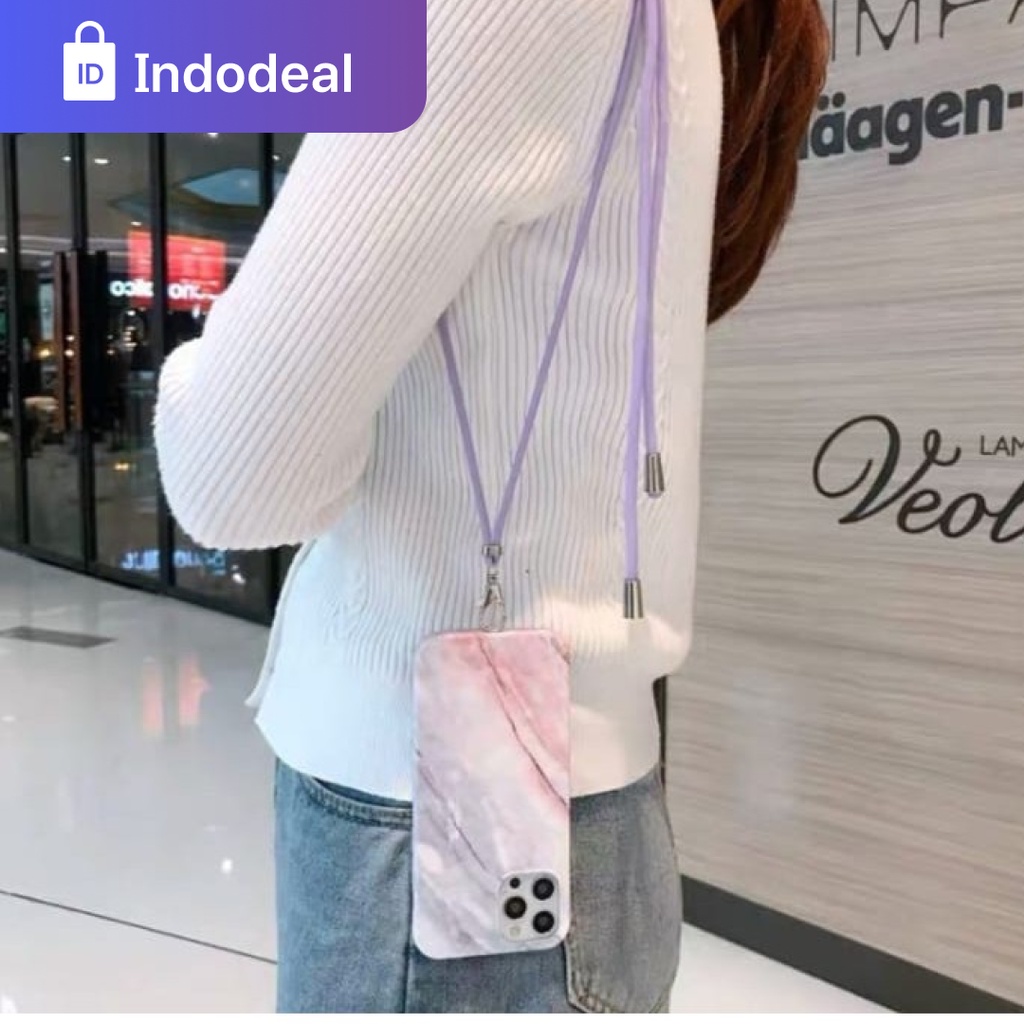 Jual Tali Handphone Macaron Panjang Lanyard FULL COLOUR / TALI HP ...