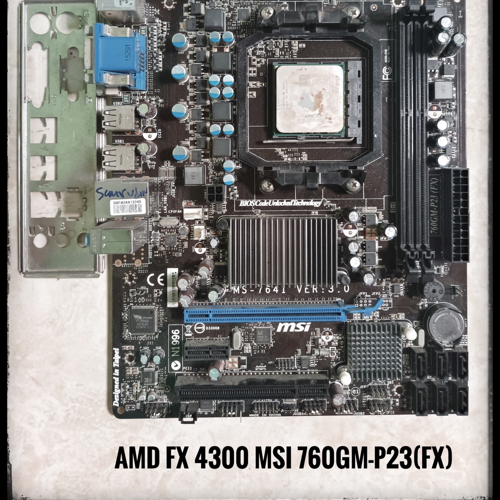 Jual PAKET MOBO AMD FX 4300 DAN MSI-MS-7641 | Shopee Indonesia