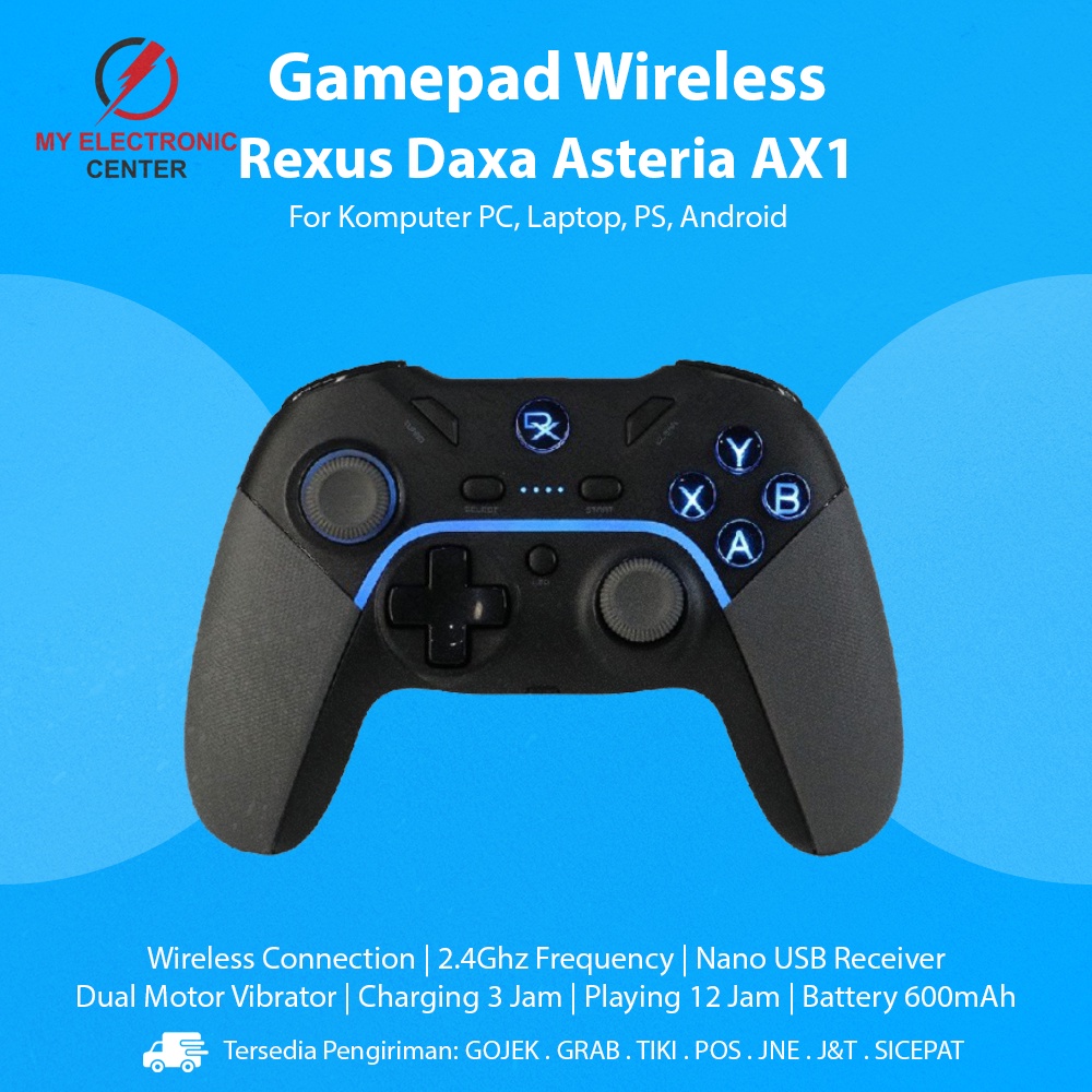 Jual Gamepad Rexus Daxa Asteria AX1 Wireless Stick Gaming Android PC ...