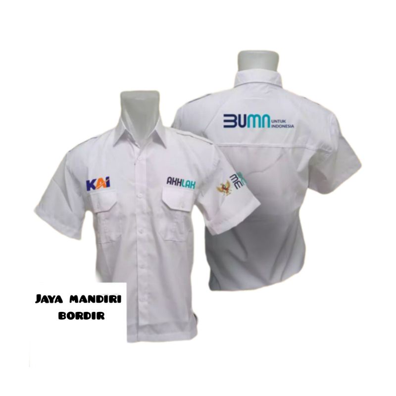 Jual Kemeja KAI BUMN || SERAGAM KAI || Seragam KAI BUMN Untuk Indonesia ...