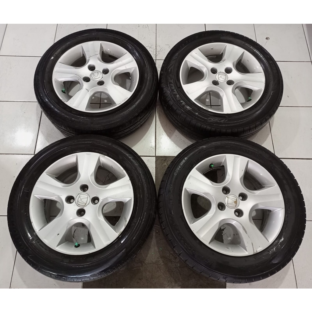 Jual VELG MOBIL SECOND STANDAR JAZZ S RING 15 PCD 4X100 (BAN BONUS) | Shopee Indonesia