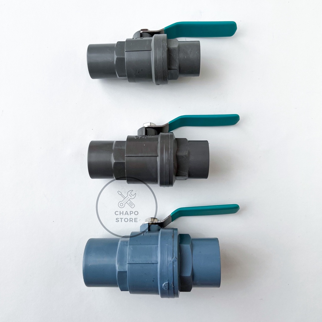 Jual Ball valve MDN pvc gagang besi 1/2 3/4 1 inch stop kran | Shopee Indonesia