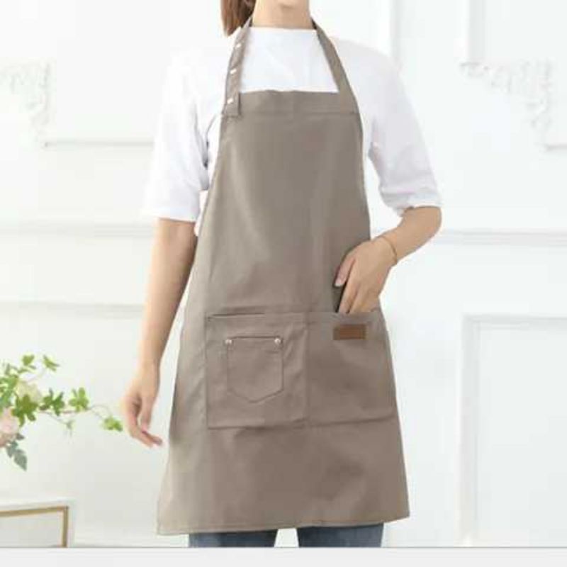 Jual celemek/masak/apron barista/bahan/coton | Shopee Indonesia