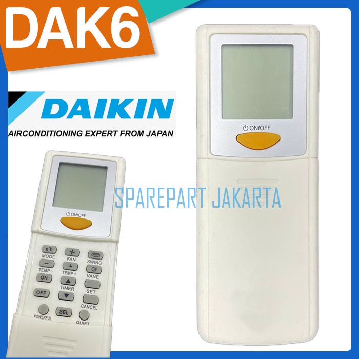Jual Remote remot AC Daikin Universal DAK6 | Shopee Indonesia