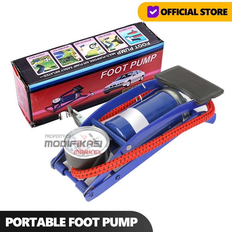 Jual POMPA INJAK DARURAT FOOT PUMP BAN MOBIL MOTOR SEPEDA | Shopee ...