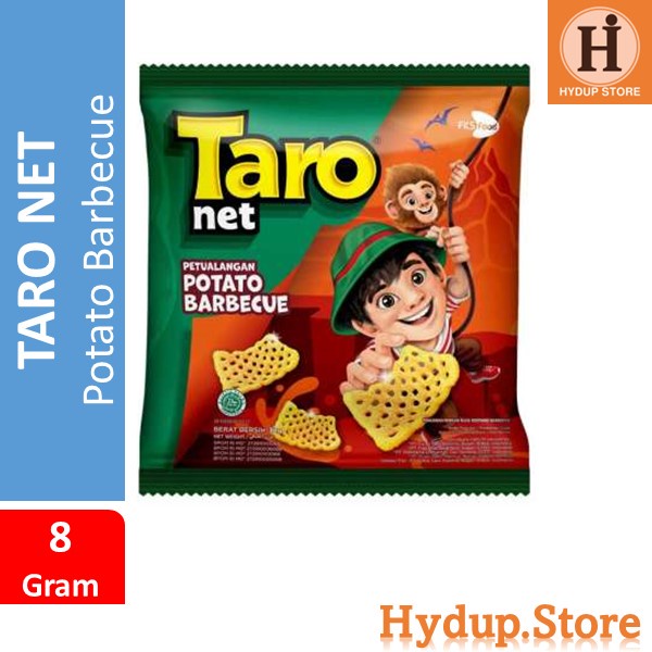 Jual Snack Taro Net Rasa Potato Barbecue Satuan Kemasan 8 Gram | Shopee ...