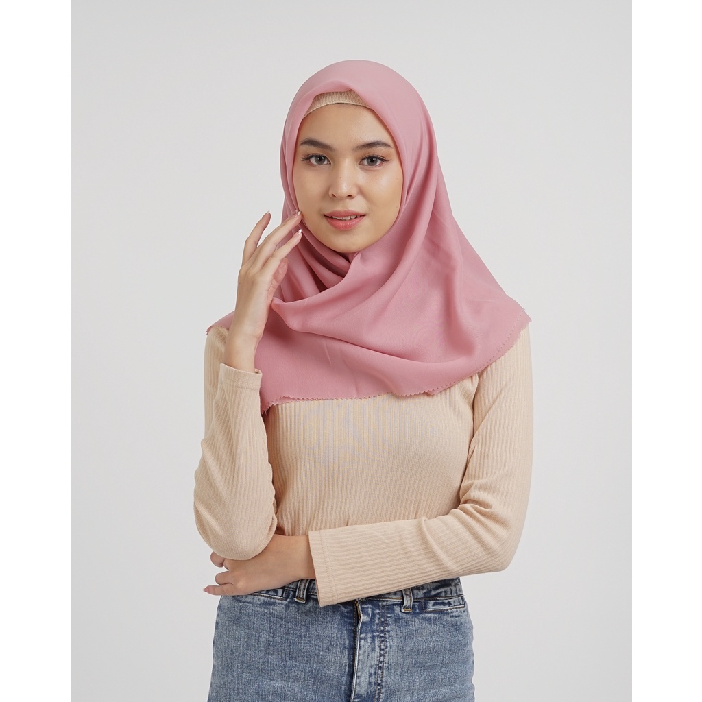 Jual DUST Hijab Qays Dusty Pink X Rayya (D. 9055) | Shopee Indonesia