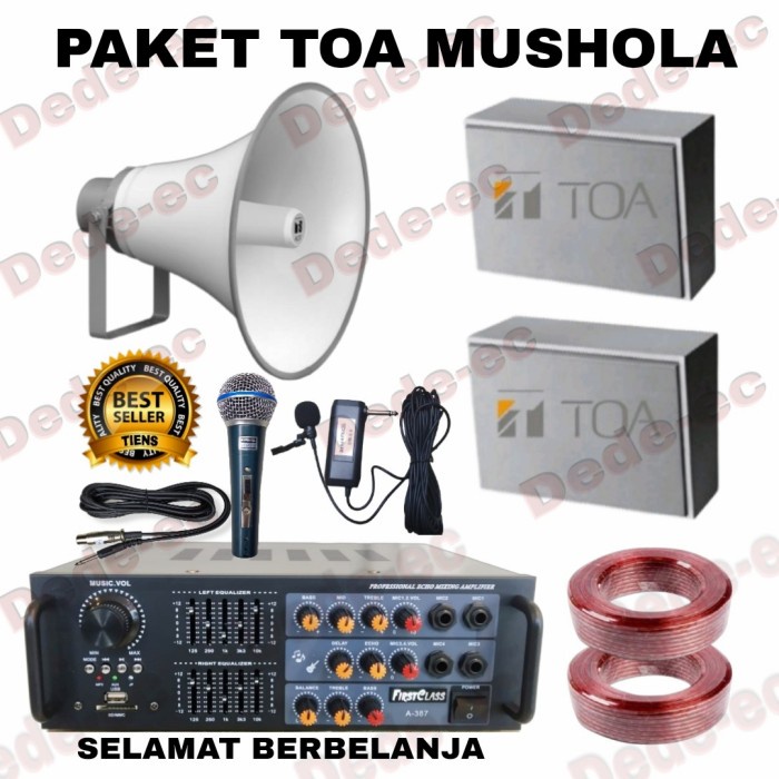 Jual Paket Sound system TOA Masjid/Mushola (King Vocal 2) | Shopee Indonesia