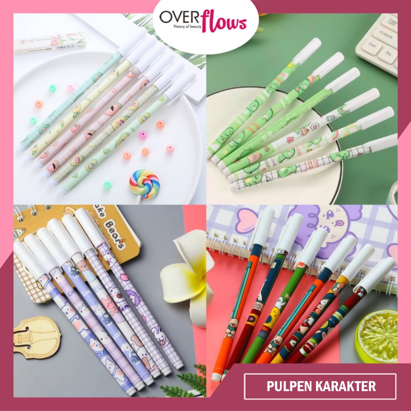 Jual OVERFLOWS.ID BOLPEN FLOWER PULPEN BUNGA SAKURA PINK BOLPOIN LUCU ...