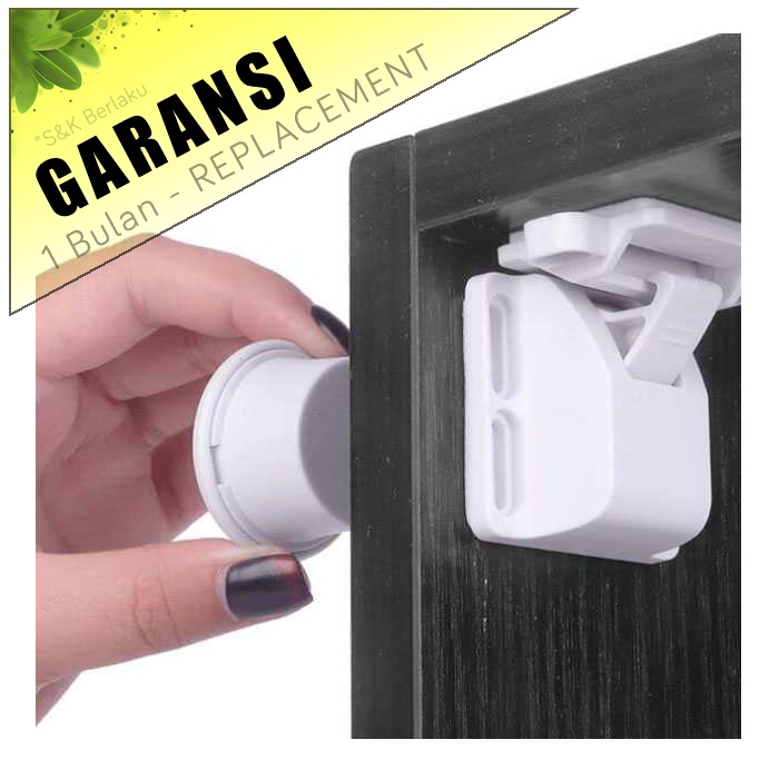 Jual [COD] Kunci Laci Lemari Magnetic Safety 8 10 Lock 2 Key Wardrobe ...