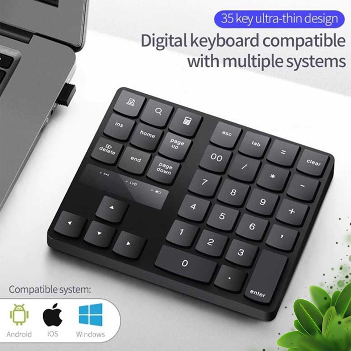 Jual [cod] Numeric Keypad Numpad Wireless 2 4ghz Empuk Pelengkap