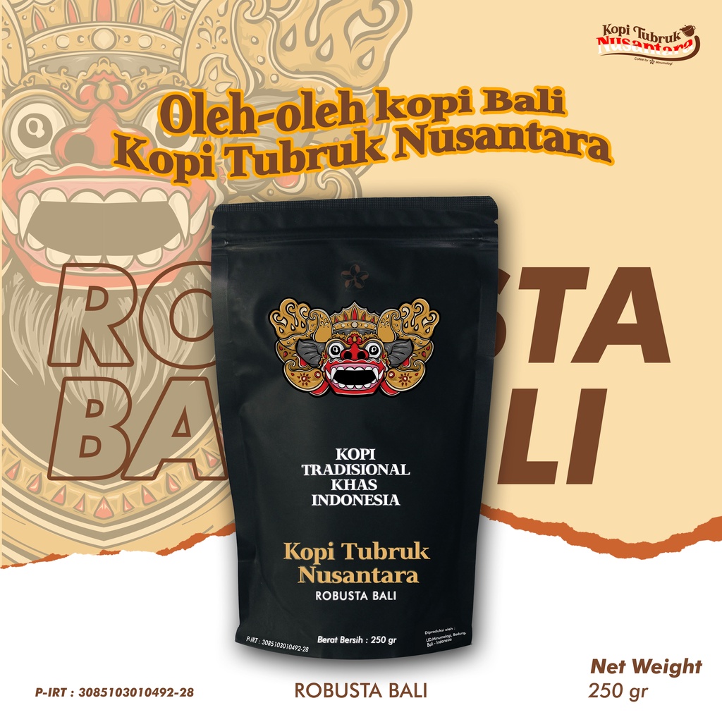 Jual Kopi Tubruk Nusantara Robusta Bali / Kopi Bubuk Halus Bali / Oleh ...