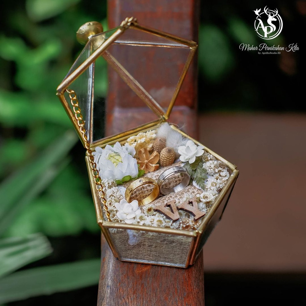 Jual RING BOX TEMPAT CINCIN LAMARAN GLASS BOX RUSTIC AESTHETIC | Shopee ...