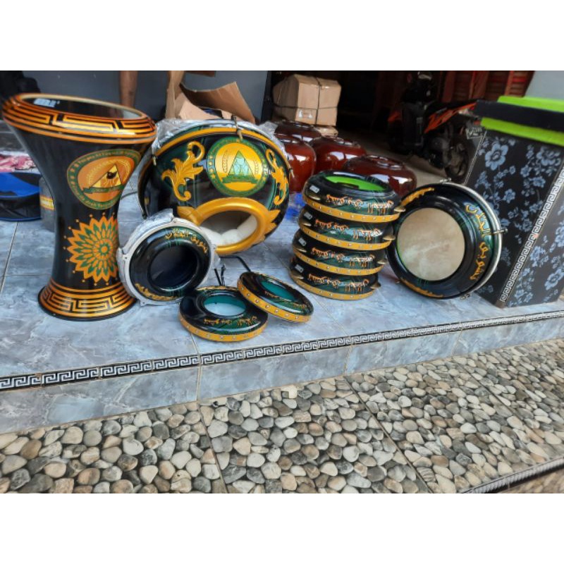 Jual HADROH UKIR FULLSET + BASS TANGAN | Shopee Indonesia