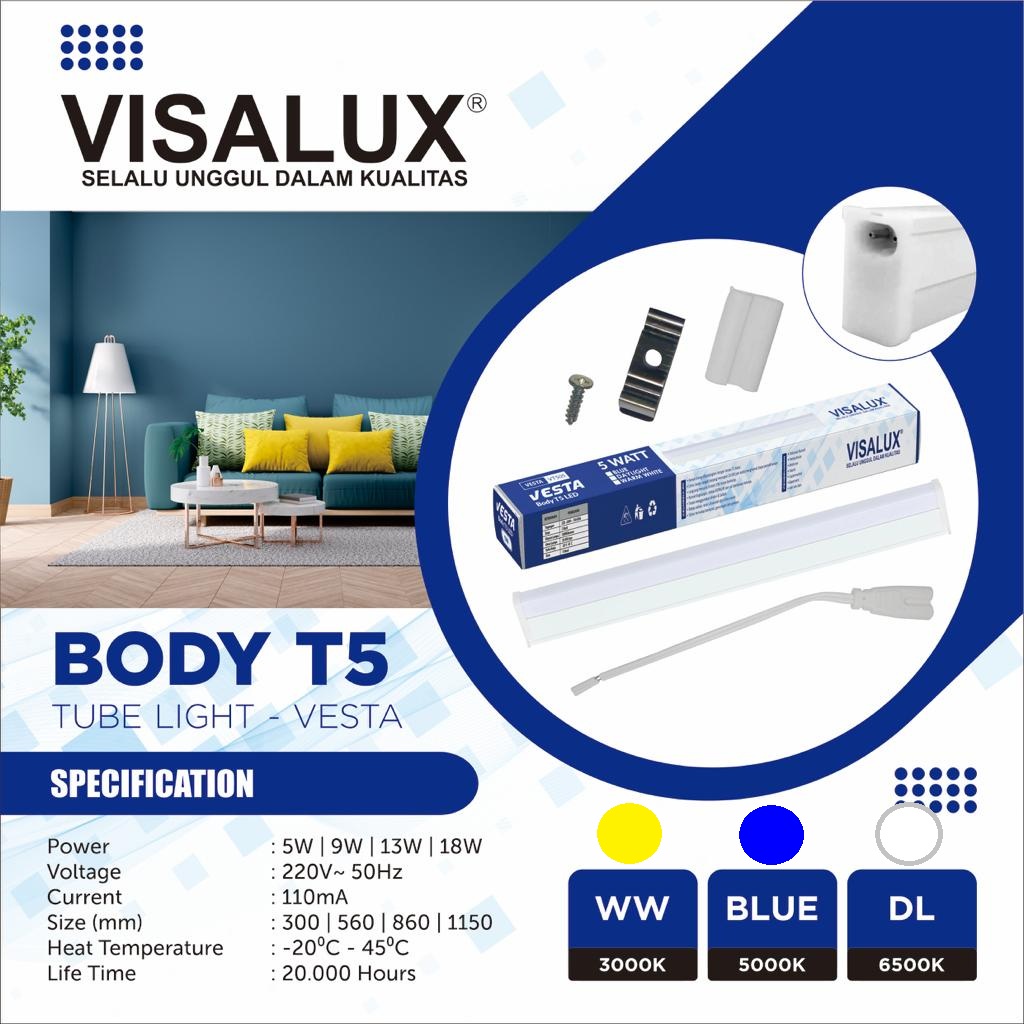 Jual Lampu Body T5 LED / Tube Light Visalux Vesta | Shopee Indonesia