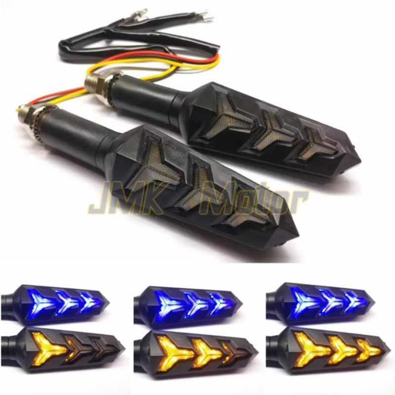 Jual Lampu Sen Led Variasi Running Lampu Sein Motor Model Panah ...
