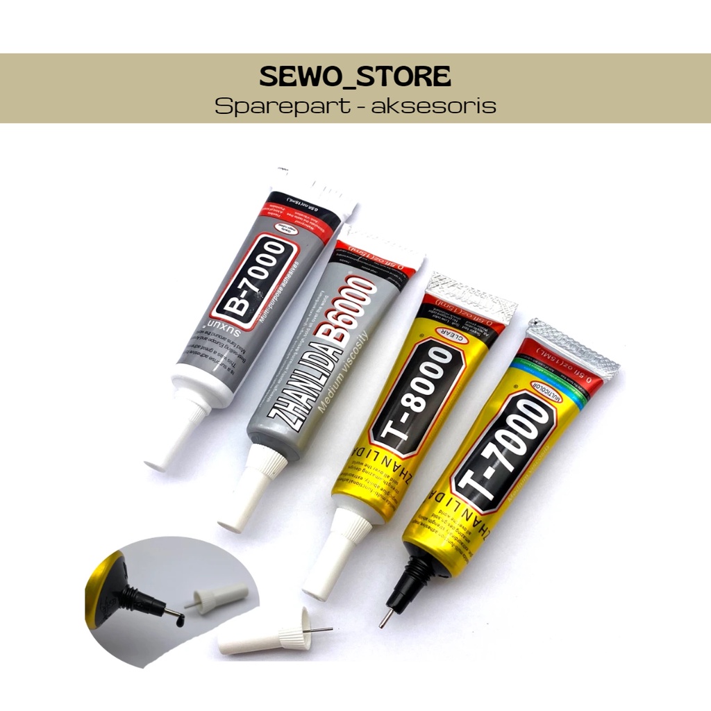 Jual LEM LCD / LEM TOUCHSCREEN T-7000 B-7000 3ML / 15ML / 50ML / 110ML | Shopee Indonesia