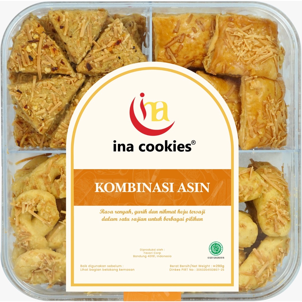 Jual Ina Cookies Kombinasi Asin Kue Lebaran Kue Kering Lebaran ...